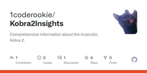GitHub Coderookie Kobra Insights Comprehensive Information About The Anycubic Kobra