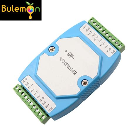 Wp3082adam 8ai 0 20ma 4 20ma Analog Input Module Rs485 Modbus Rtu