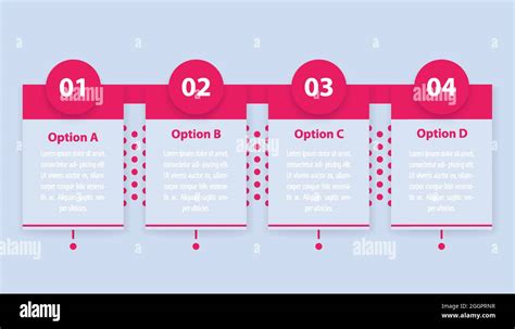 1 2 3 and 4 steps infographics or timeline stock vector image and art