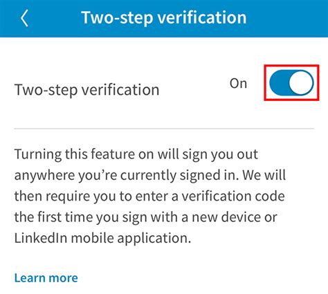 LinkedIn Here S How To Turn On Two Step Verification