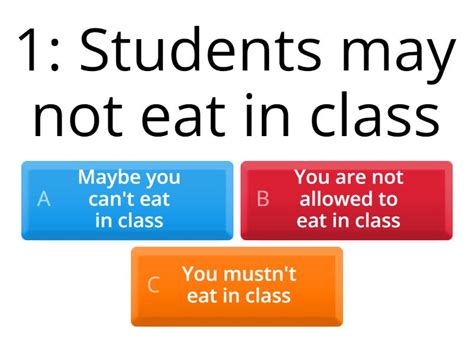 Modals With Multiple Meanings Quiz