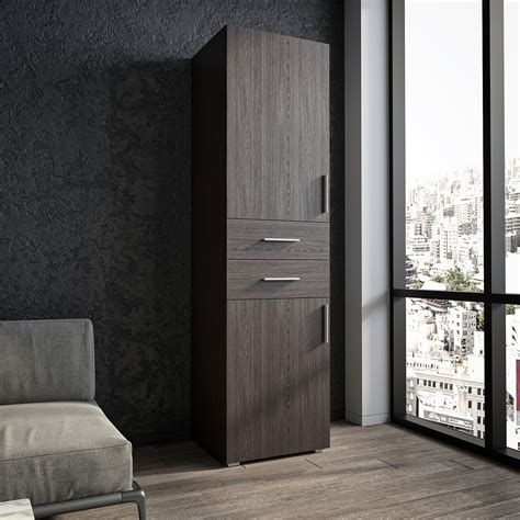 Купити Шафа для одягу і речей Mebelproff P 8 шафа пенал з висувними ящиками і полицями в спальню