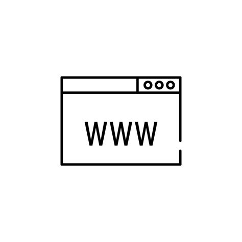 web browser vector icon 22763868 vector art at vecteezy