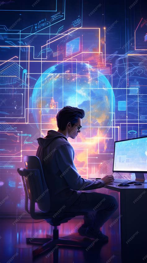 Futuristic Interaction Between Human And Artificial Intelligence In A Digital Workspace