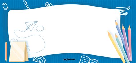 School Blue Background Psd Free Download Pikbest