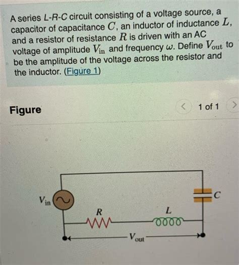 solved a series l−r−c circuit consisting of a voltage