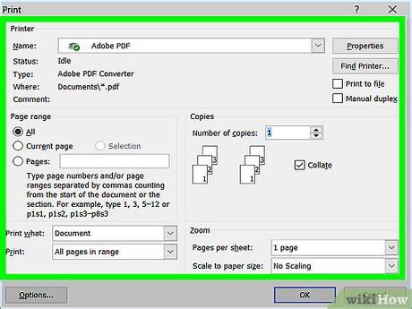 How To Print A Word Document 5 Steps With Pictures WikiHow