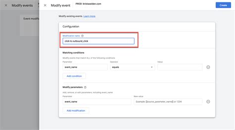 digital debrief modifying events in the ga4 user interface