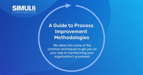 A Guide To Process Improvement Methodologies SIMUL8 Simulation Software