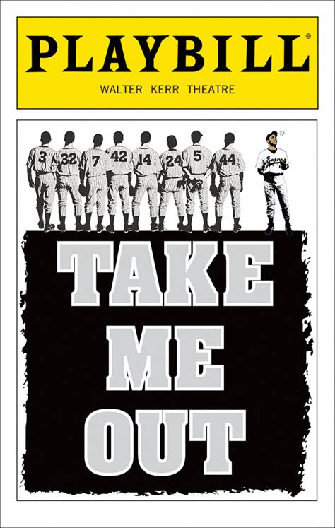 Take Me Out Broadway Walter Kerr Theatre 2003 Playbill