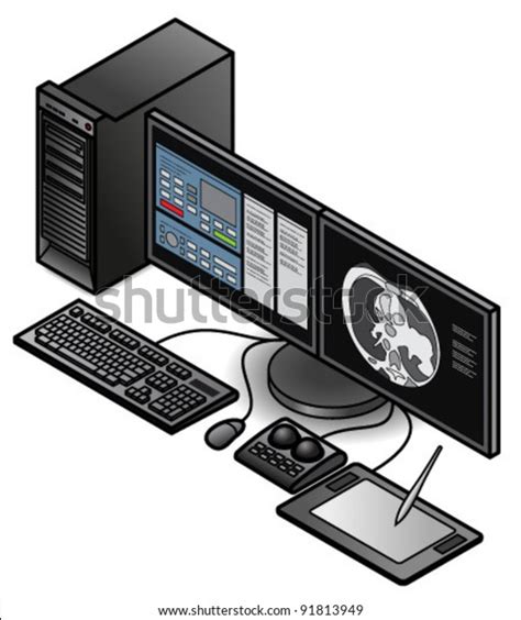 Radiology Workstation Over 2 Royalty Free Licensable Stock