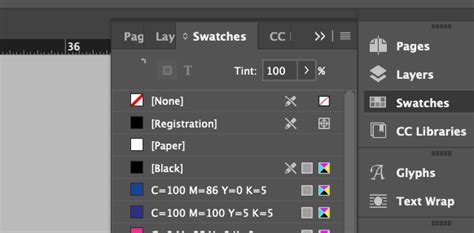 Indesign Swatches Panel Color And Text Switching Adobe Community