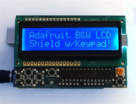 LCD Shield Kit W 16x2 Character Display Only 2 Pins Used Amazon It Informatica