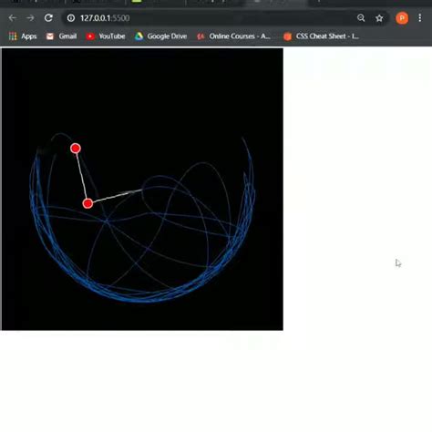 Double Pendulum Simulation Youtube