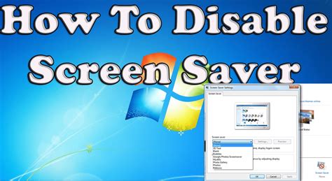 How To Turn Off Screen Saver Windows 10