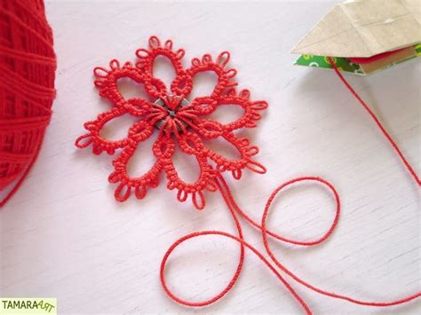 17 Best Images About Beginner Tatting Technique Patterns On Pinterest Beaded Snowflake