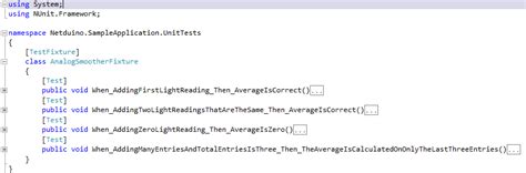 unit testing netduino code