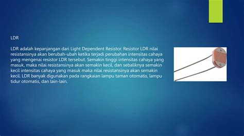 Resistor Materi Rangkaian Listrik Pptx