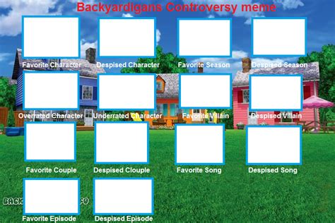 Backyardigans Controversy Meme Template By Nachidarcy On Deviantart