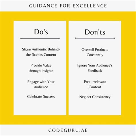 Codeguruae On Linkedin Some Dos And Donts For A Memorable Impression