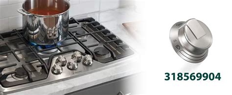 318569904 Knobs Replacement Parts For Electrolux Stove Top Knob Gas Cooktop Range