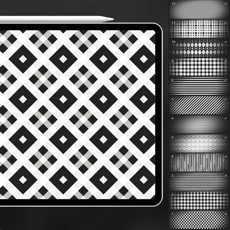 Artstation 110 Procreate Shape Patterns Procreate Geometric