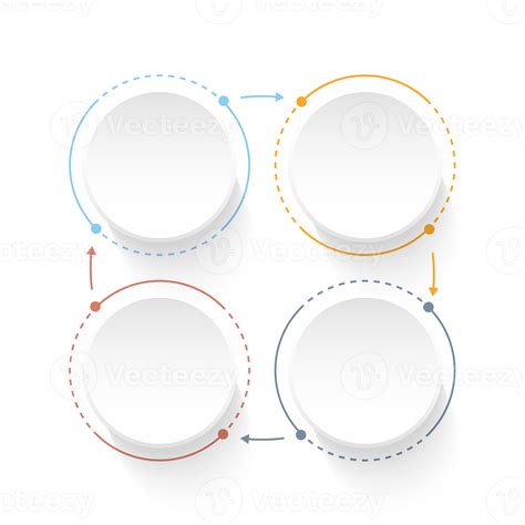 Infographic With 4 Steps Process Or Options 18982213 Png
