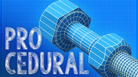 procedural bolt nut meshop for modo 16 0 16 1