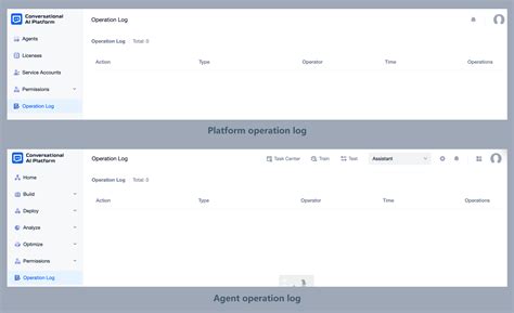 Operation Log Laiye Conversational Ai Platform On Premise Edition