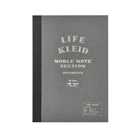 Life × Kleid Noble Note B6│kleid（クレイド）ステーショナリーブランド