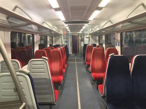 Interior Of British Rail Class 360 205 3602 Unit Number 360205
