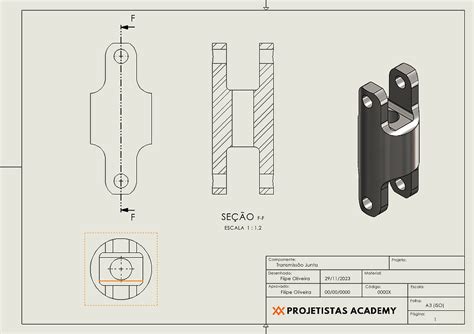 Hachuras E Vista De Sessão No Solidworks Detalhamento