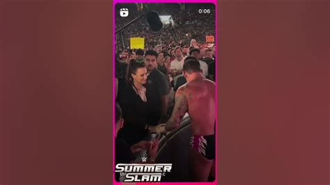 Cm Punk Hugs Stephanie Mcmohan At Wwe Summerslam 2024 Youtube