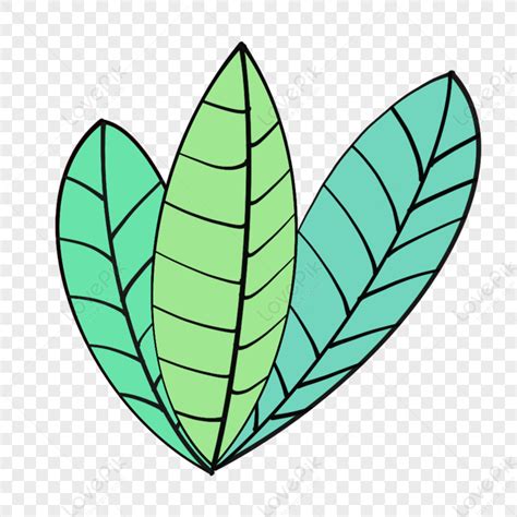 Single Green Leaf Clip Art
