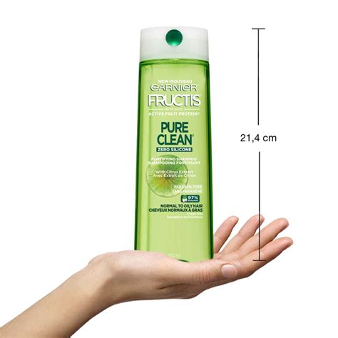 Shampoo 370 Ml Garnier Fructis Pure Clean