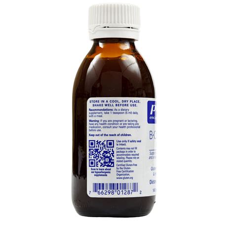 B Complex Liquid 39oz Pure Encapsulations Arcana Empothecary