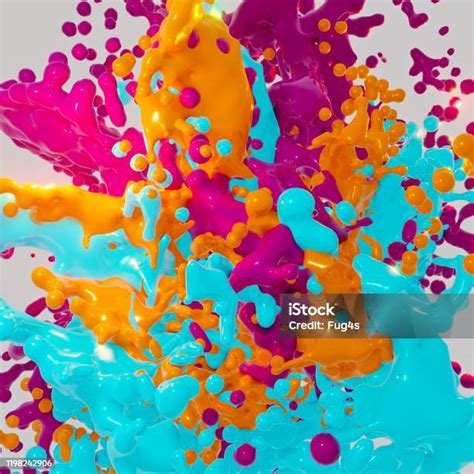 흰색 배경에 추상 다채로운 스플래시 3d 일러스트레이션 3차원 형태에 대한 스톡 사진 및 기타 이미지 3차원 형태 개체 그룹 검은색 Istock