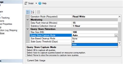 SQL Server Minimize Query Store Overhead