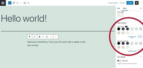 How To Create Custom Color Palettes In Wordpress Gutenberg Kerbco Web