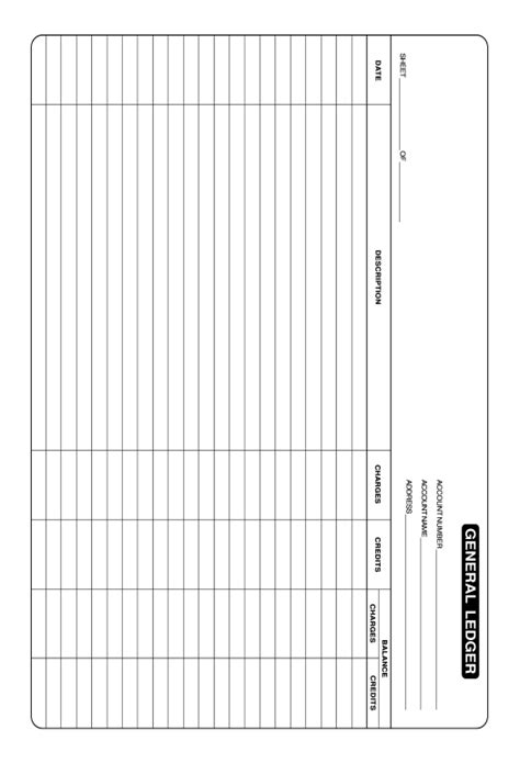 Printable Ledger Sheet Easily Airslate