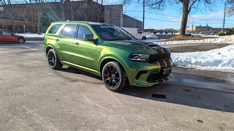 Dodge Durango Hellcat Inozetek Mamba Green Concept Wraps