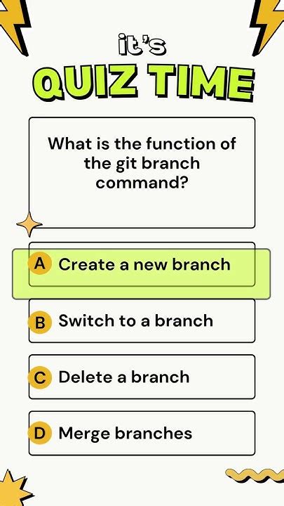What Is The Function Of The Git Branch Command Gitcommands Branchingingit Versioncontrol