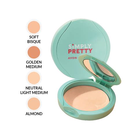 avon product detail simply pretty smooth and glow pressed powder spf 14 10g