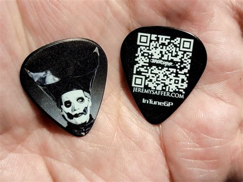 Papa Hat Business Card Guitar Pick Jeremysaffer