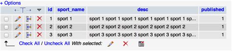 Joomla15 Dynamic Joomla Menu Depending On The Database Row Stack
