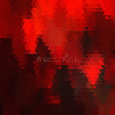 Red Triangle Background Vector Template For A Presentation Eps 10
