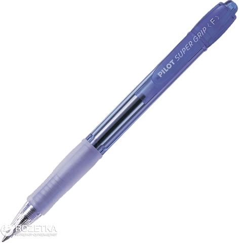Ручка шариковая Pilot BPGP-20R-F-L Super Grip Синяя 0.7 мм Прозрачный ...