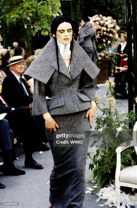 Model Stella Tennant Walks The Runway In The Christian Dior Fall 1997