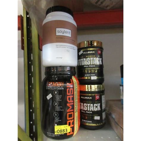 4 Assorted Supplements And Meal Replacements