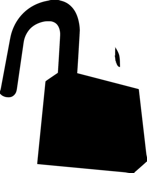 SVG Lock Security Padlock Free SVG Image Icon SVG Silh